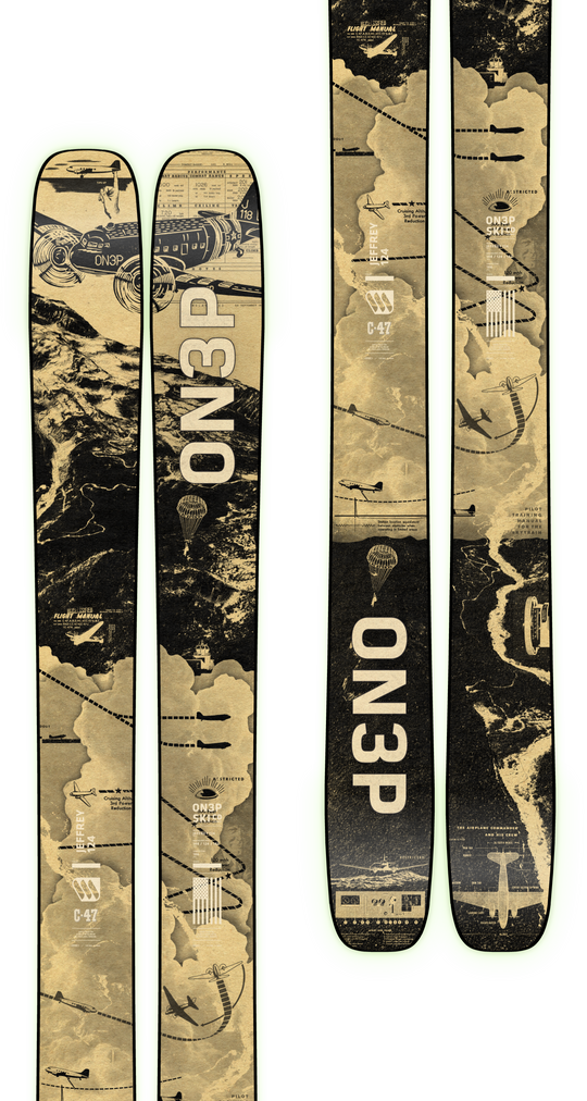 2025 ON3P - JEFFREY 124 - All Mountain Freestyle Skis – ON3P Skis